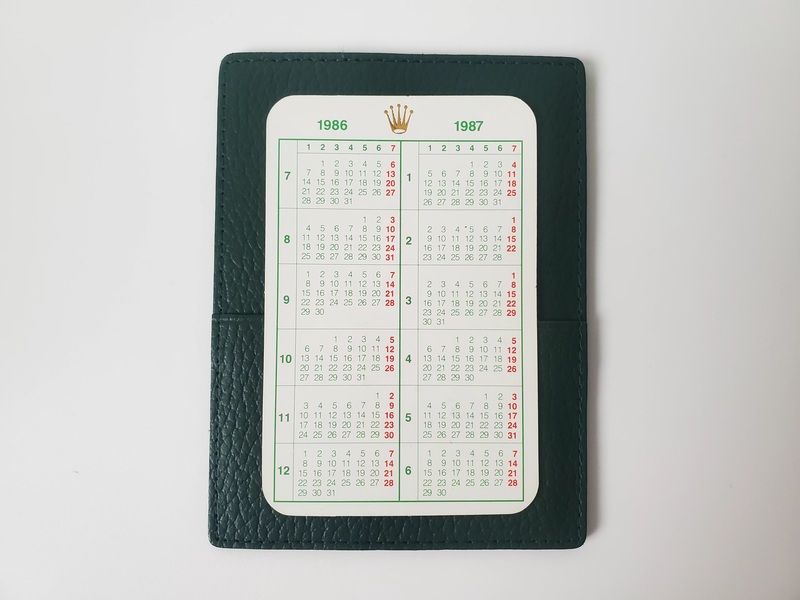 Rolex Calendar Rolex Calendar - Echelon Time